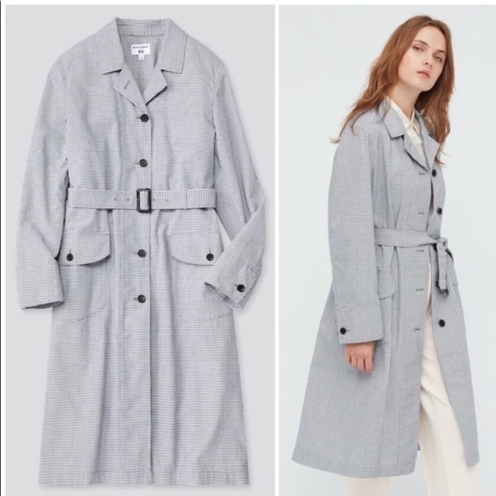 Uniqlo Idlf Ines De La Fressange Trench Coat New - Gem